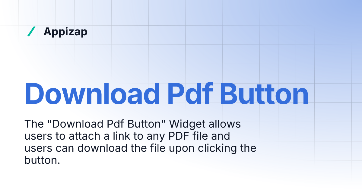 Download Pdf Button | Appizap