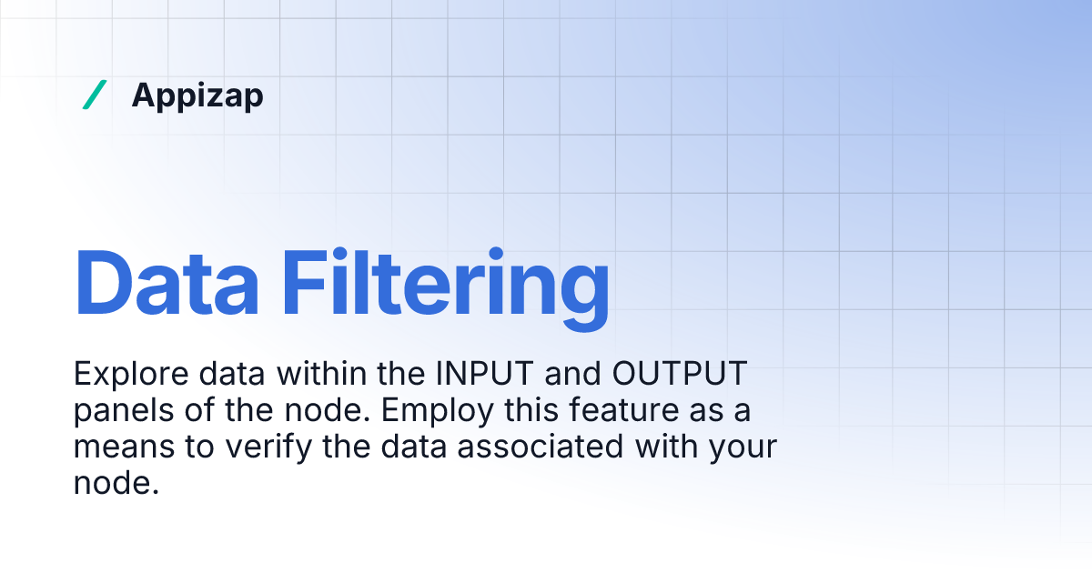 Data Filtering | Appizap