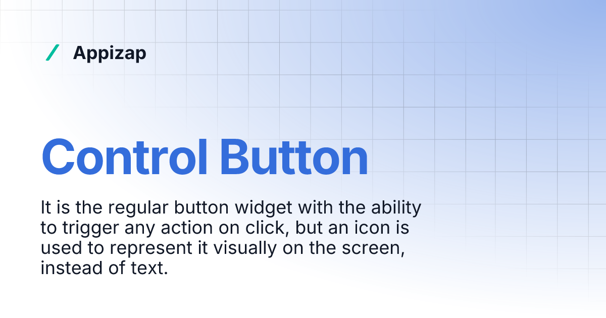 Control Button | Appizap