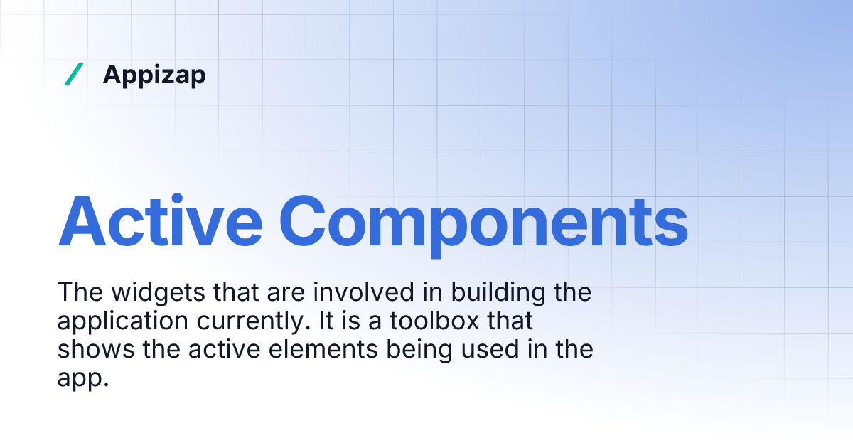 Active Components | Appizap