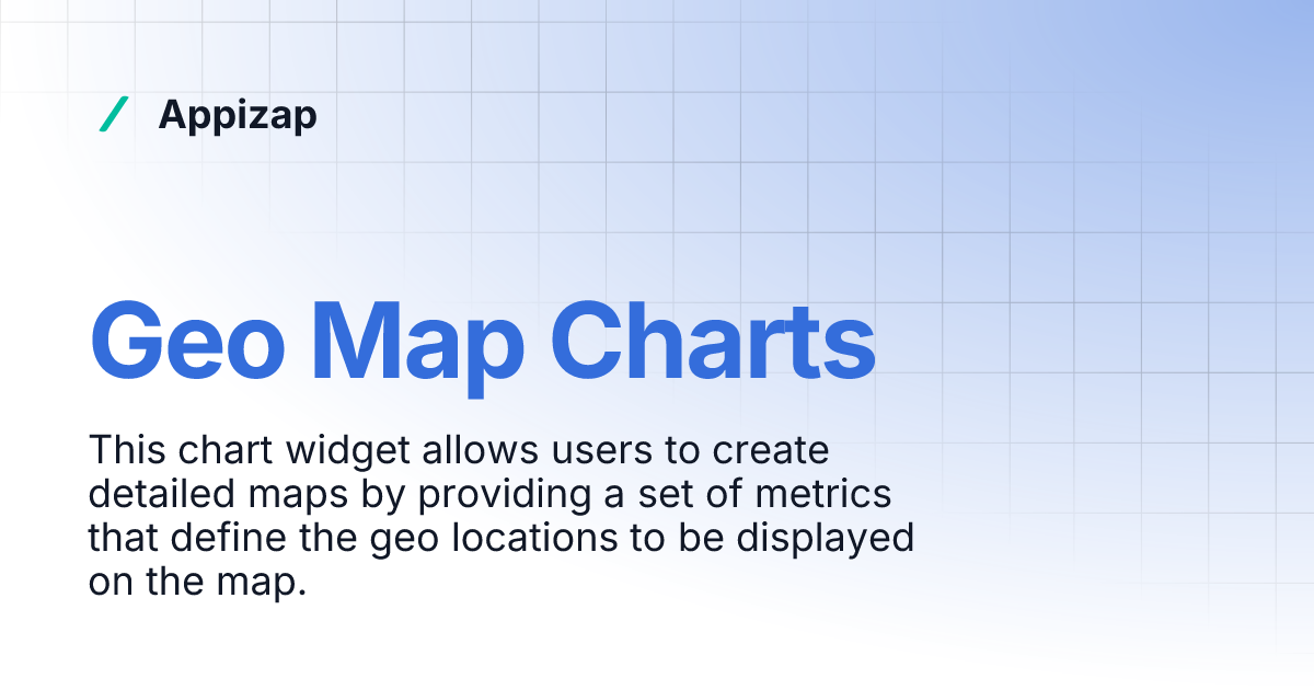 Geo Map Charts | Appizap