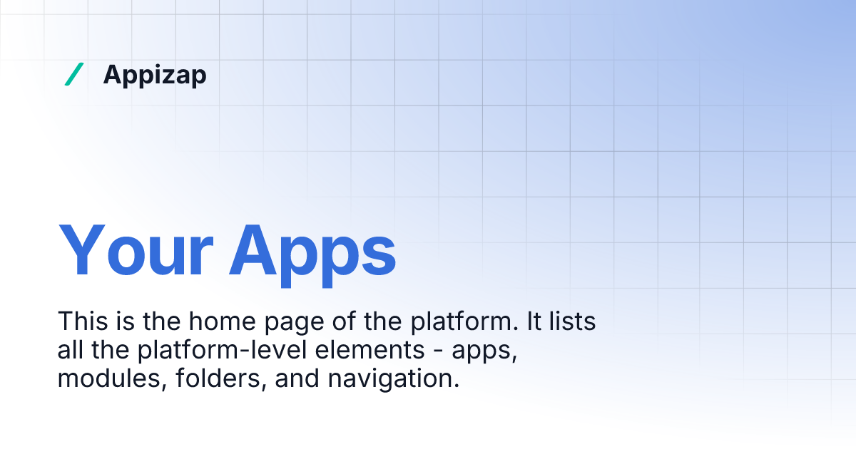 Your Apps | Appizap