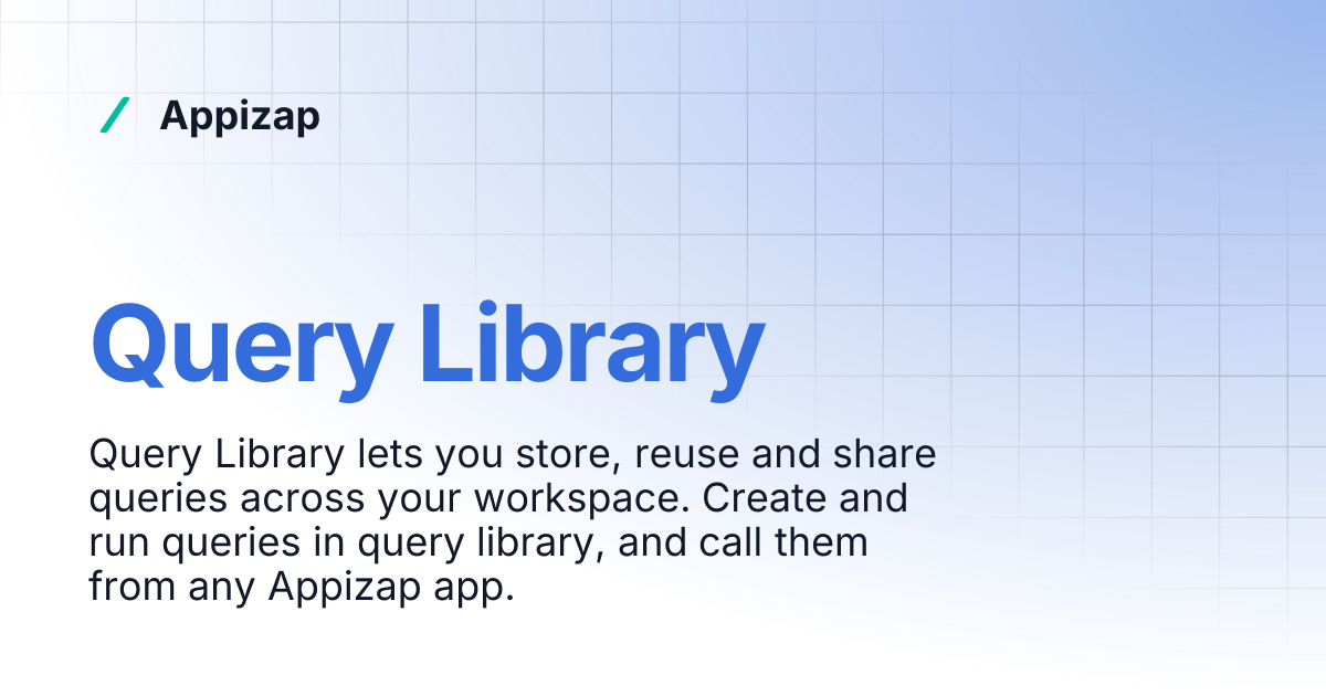 Query Library Appizap