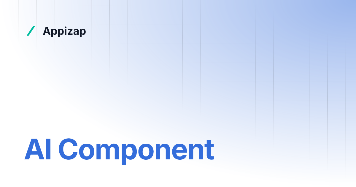 AI Component | Appizap